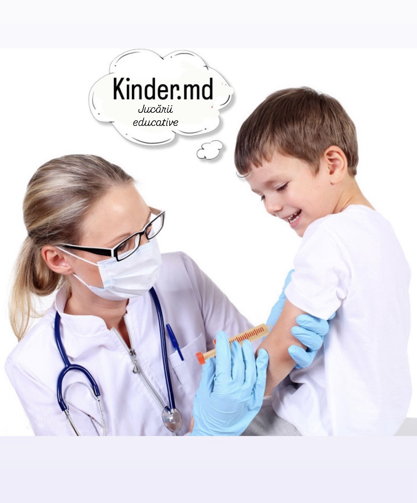 Set Doctor din lemn 16 piese – kinder.md
