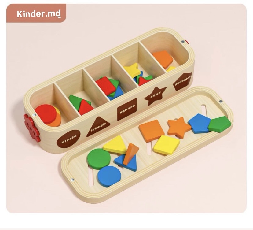 Boxă de clasificări figuri geometrice și Culori – kinder.md