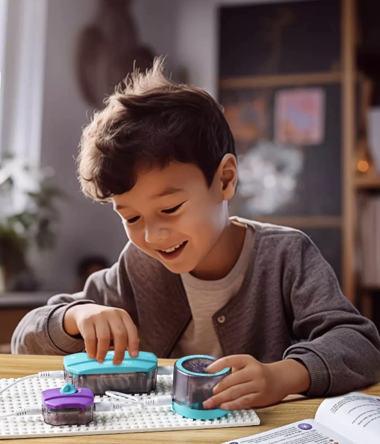 Joc educativ, Experiment Circuite electrice, 34 de piese, multiple ...