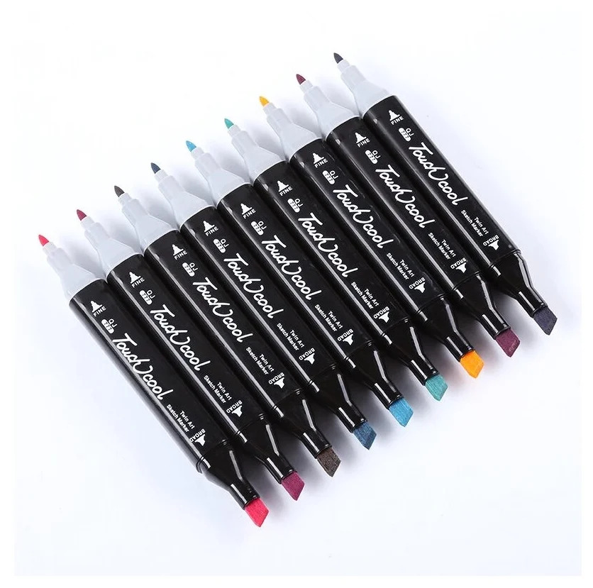 Set Carioci Profesionale cu Dublu Cap, Touch 48 pcs – kinder.md